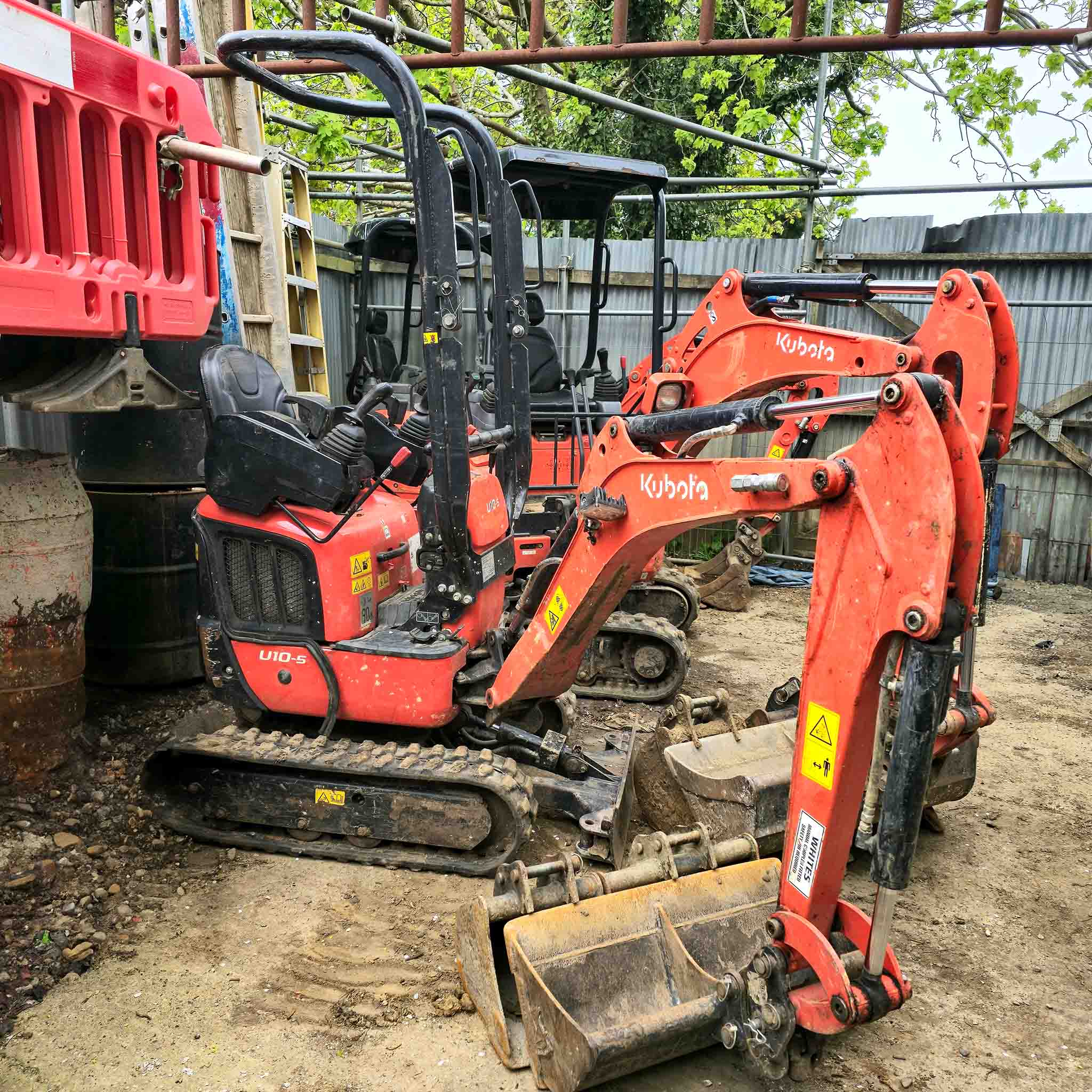 Kubota U10-5 Mini Excavator, digger – RED Hire